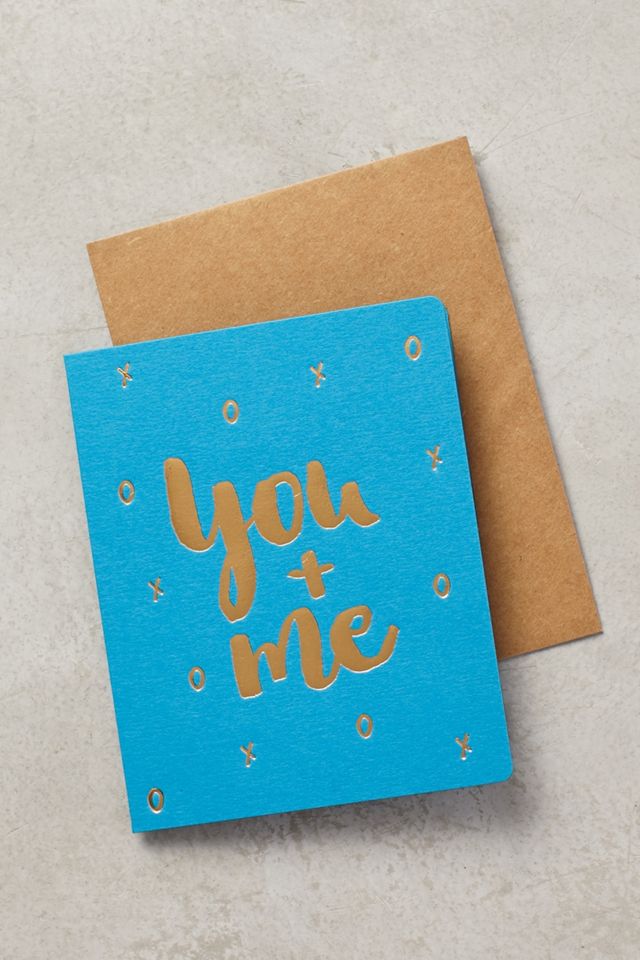 You + Me Card | Anthropologie