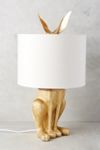 Gilded Hare Table Lamp | Anthropologie