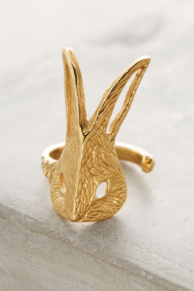 Folded Hare Ring | Anthropologie