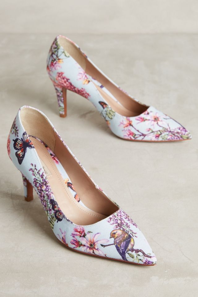 Raphaella Booz Botanical Heels | Anthropologie