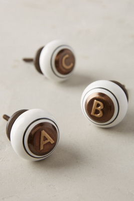 Cachet Monogram Knob | Anthropologie