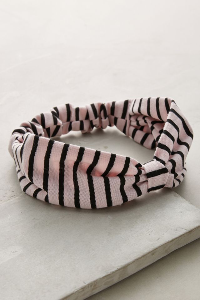 Cinched Stripe Turban Band | Anthropologie
