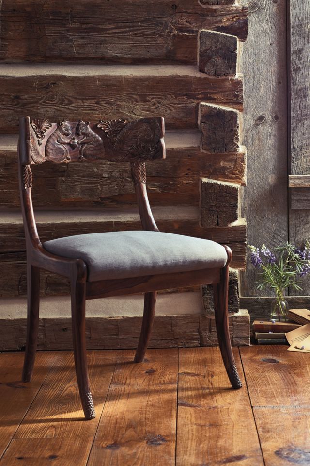 Handcarved Fable Dining Chair | Anthropologie