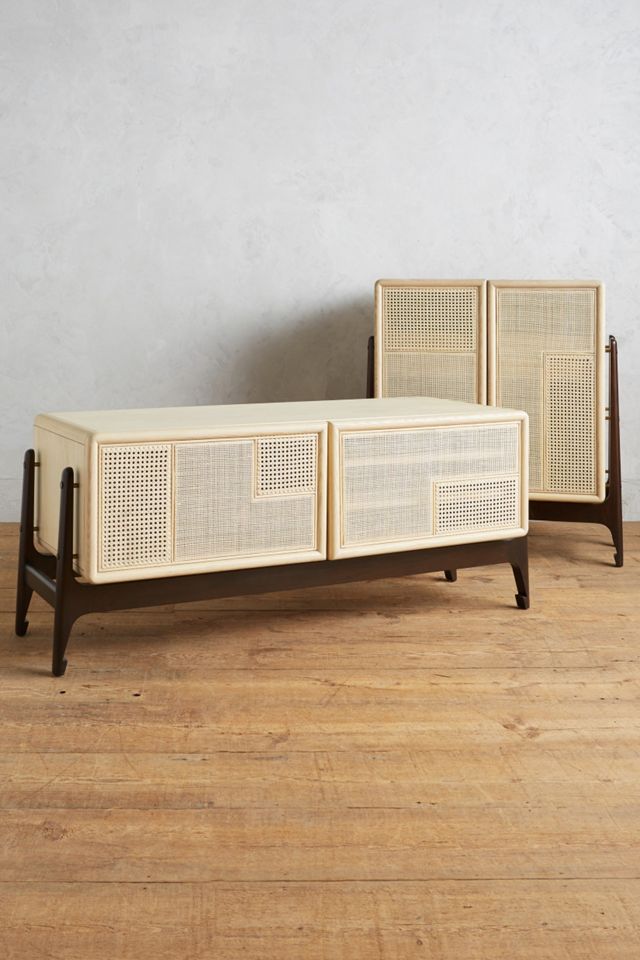Patchwork Cane Console | Anthropologie