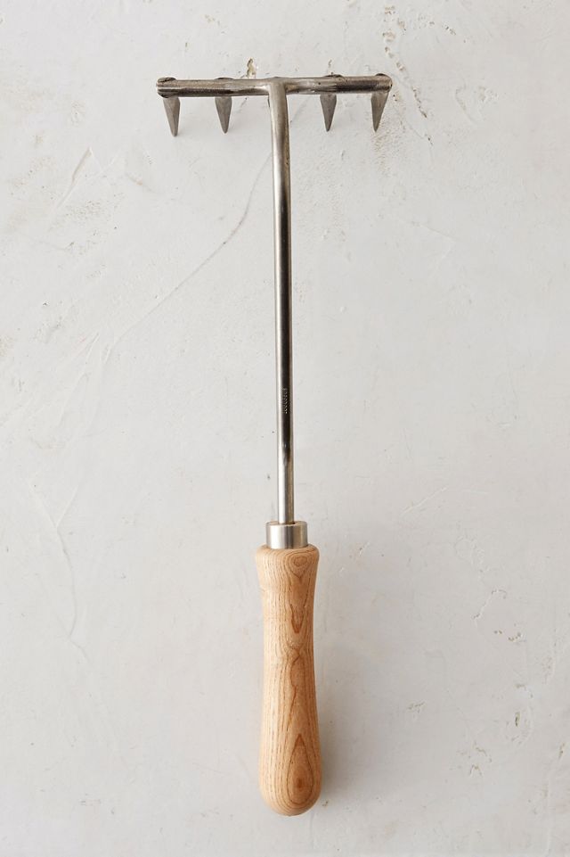 Sneeboer 5-Tine Hand Garden Rake | Anthropologie