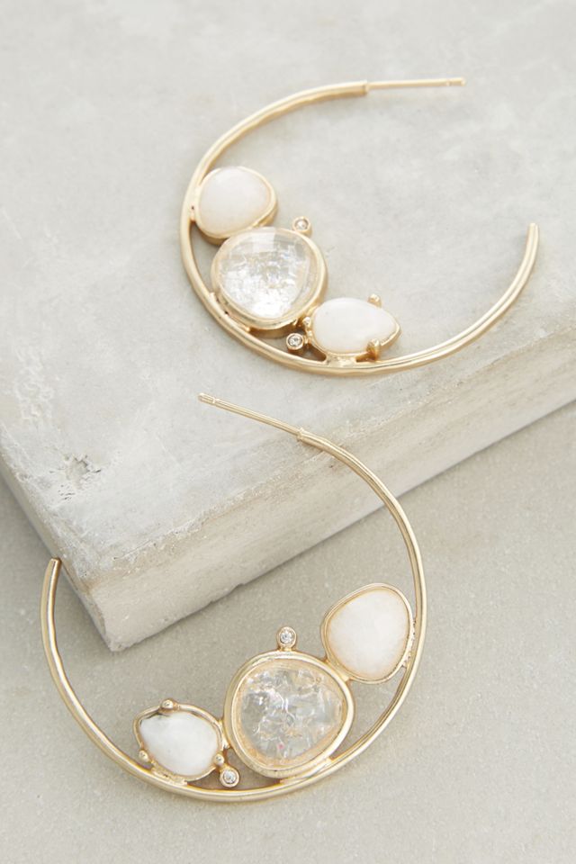 Evening Droplet Hoops | Anthropologie