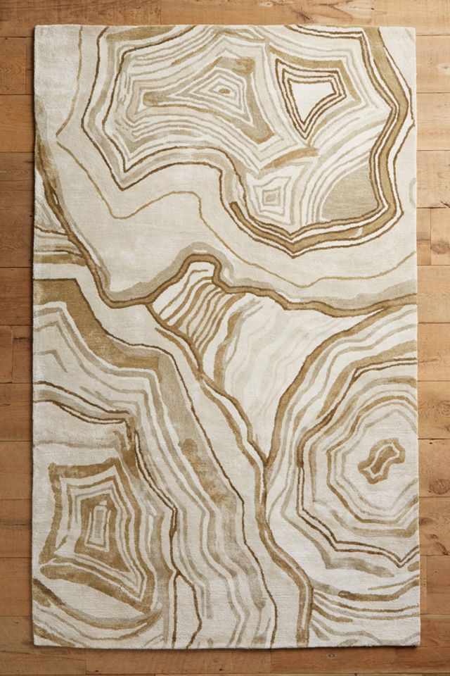 Hand-Tufted Malachite Rug | Anthropologie UK