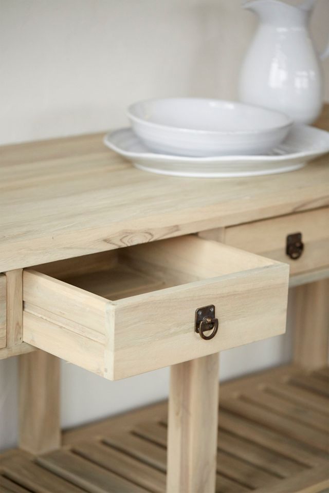 Teak Serving Console | AnthroLiving