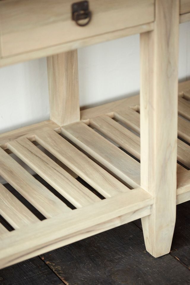 Teak Serving Console | AnthroLiving