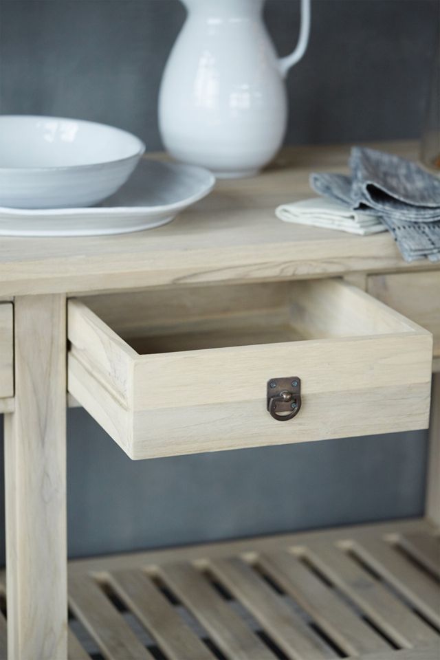 Teak Serving Console | AnthroLiving