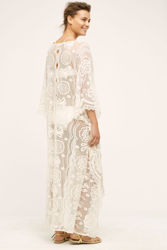Boracay Lace Caftan | Anthropologie
