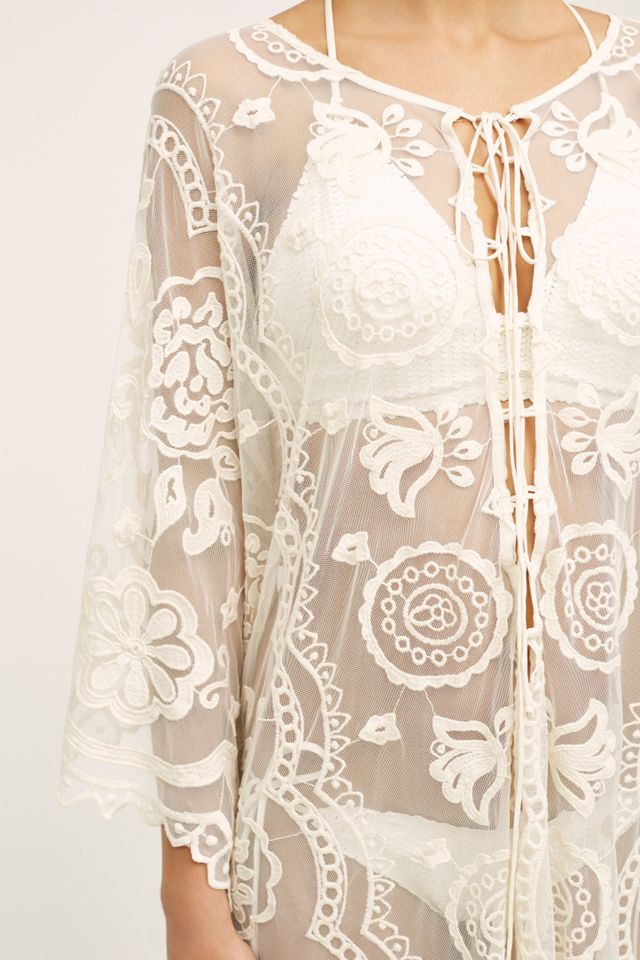 Boracay Lace Caftan | Anthropologie
