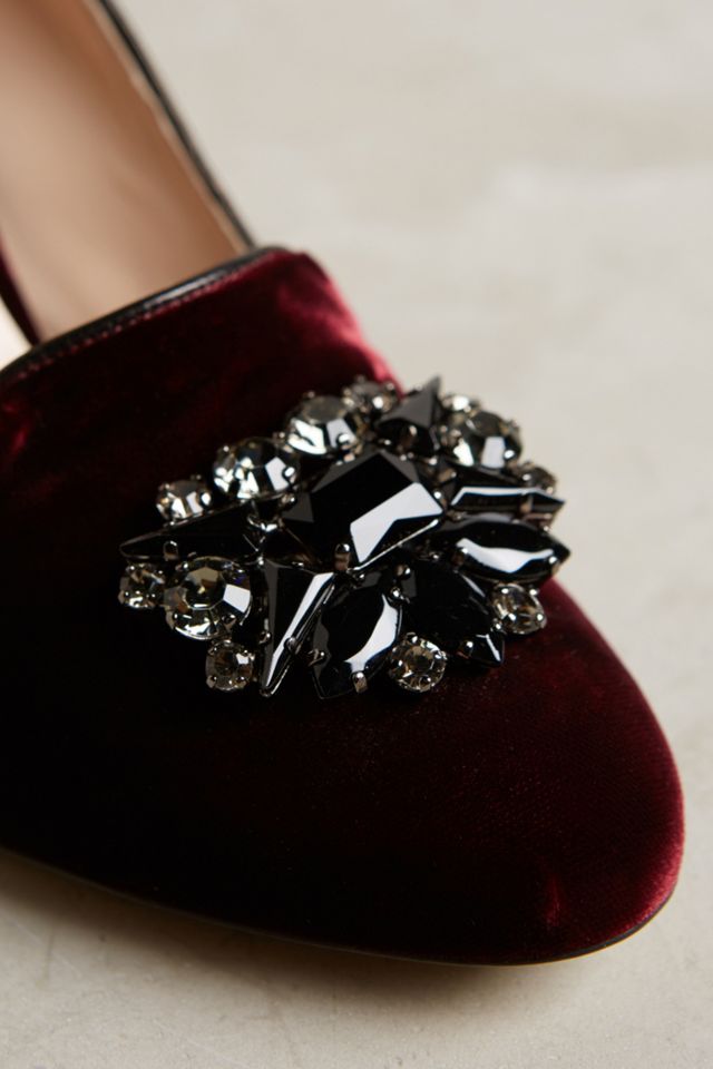 Deimille Bella Smoking Slipper Pumps | Anthropologie