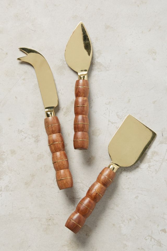 Wire-Wrapped Cheese Knives | AnthroLiving