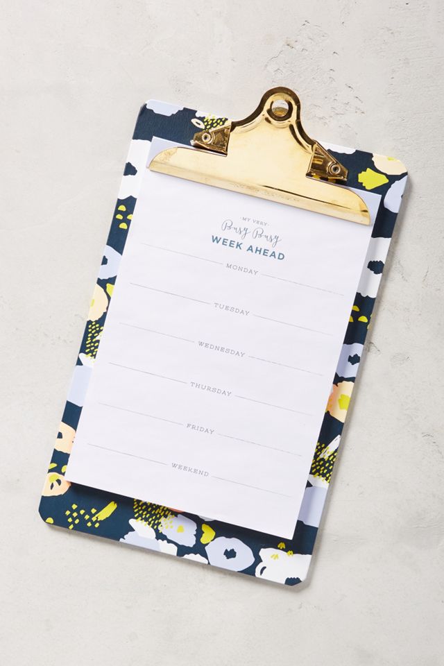 Week Ahead Clipboard | Anthropologie