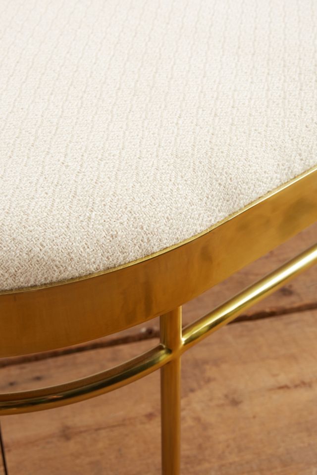 Brass Parabola Bench | Anthropologie