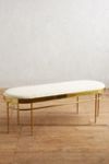 Brass Parabola Bench | Anthropologie