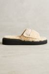 See by Chloe Faux Shearling Slide Sandals | Anthropologie