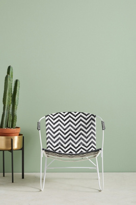 Woven Chevron Outdoor Chair | Anthropologie