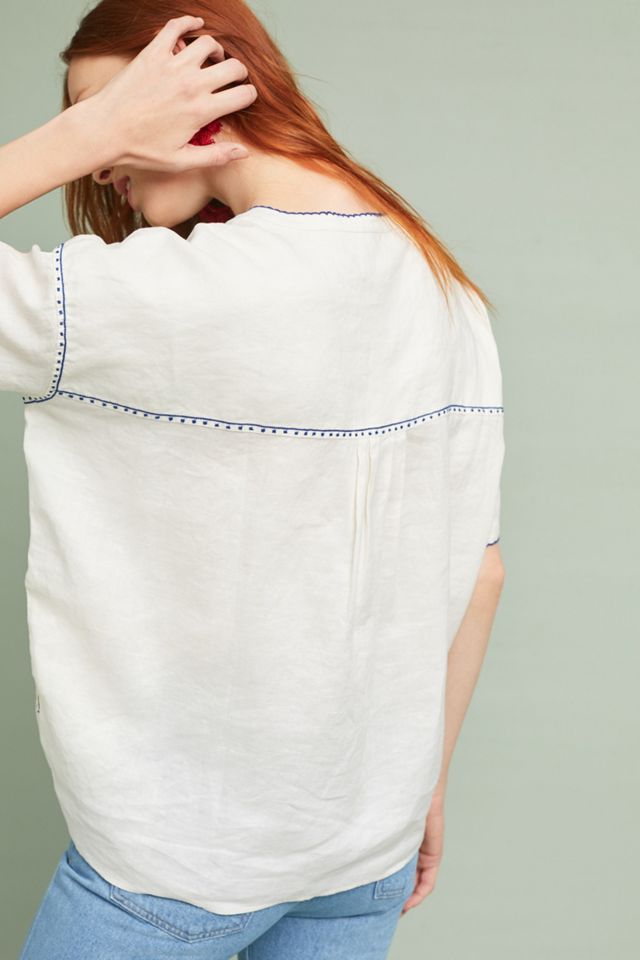 Fruit Embroidered Top | Anthropologie