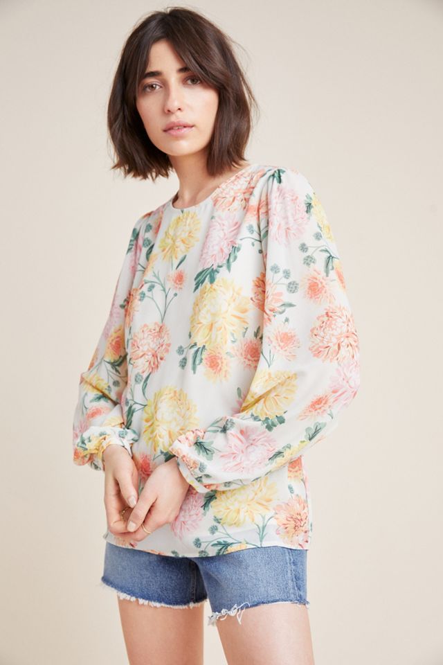 Yumi Kim Hydrangea Blouse | Anthropologie