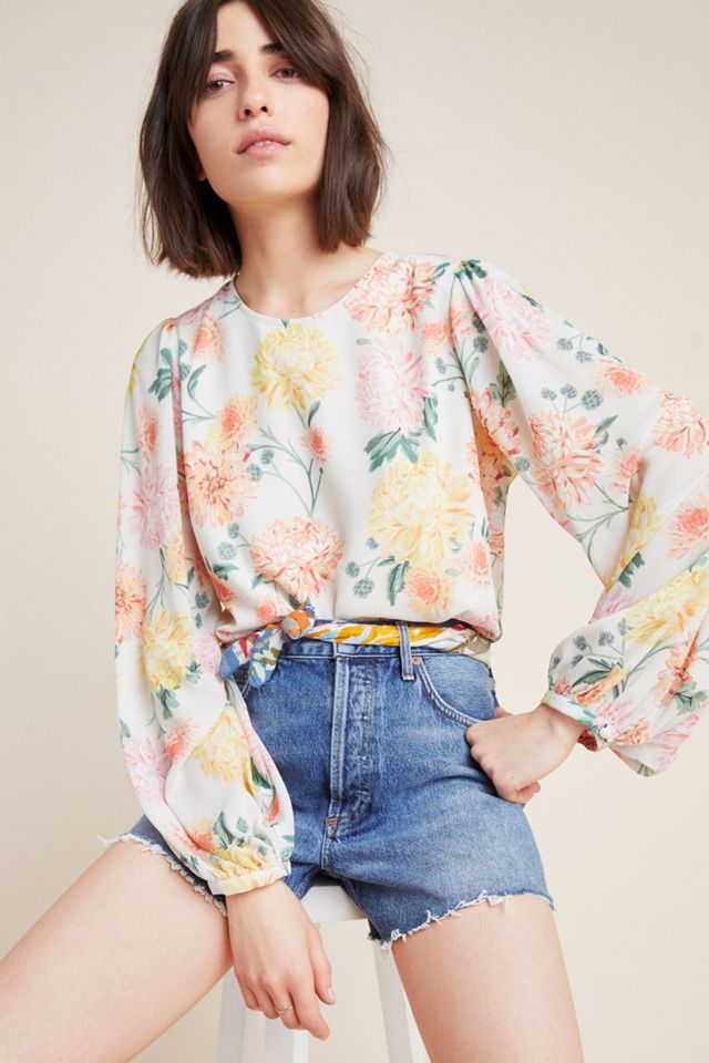 Yumi Kim Hydrangea Blouse | Anthropologie