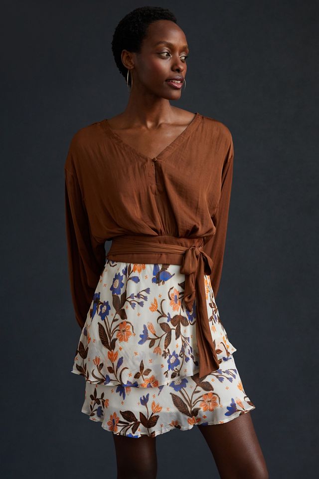 By Anthropologie Tie-Waist Blouse | Anthropologie