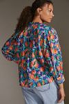 Grace Poole for Anthropologie Printed Blouse | Anthropologie