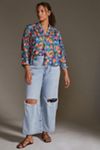 Grace Poole for Anthropologie Printed Blouse | Anthropologie