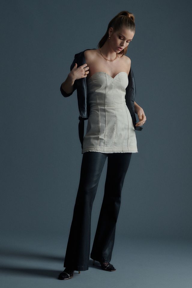 Pilcro Strapless Sheath Top | Anthropologie