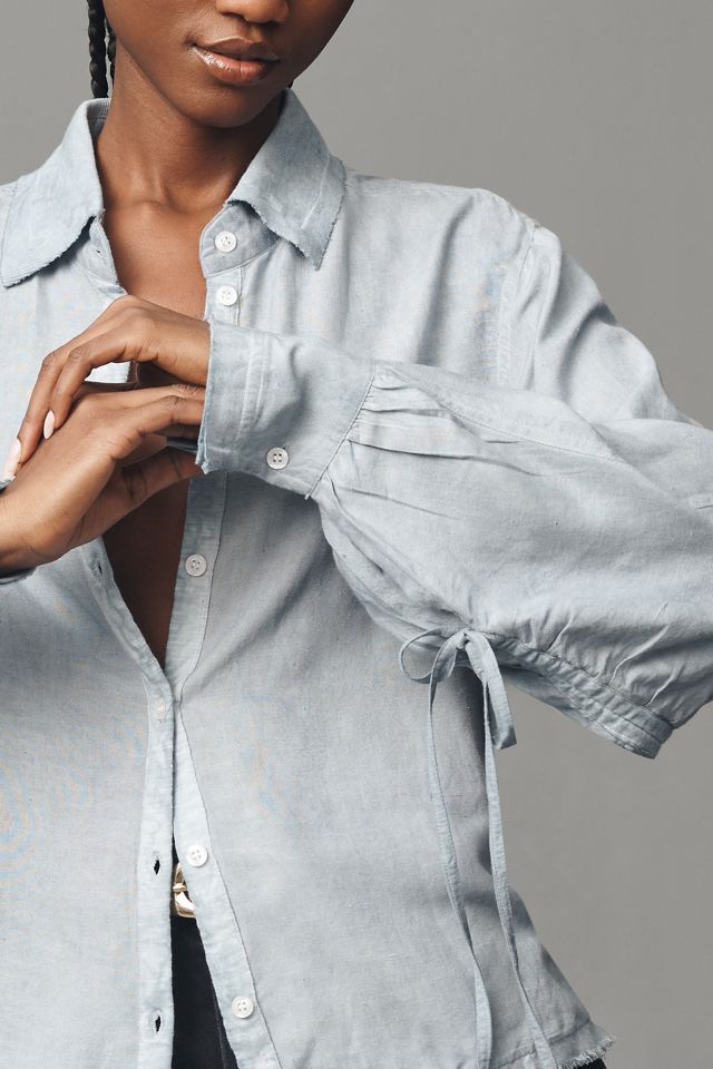 Current/Elliott Button-Front Shirt | Anthropologie