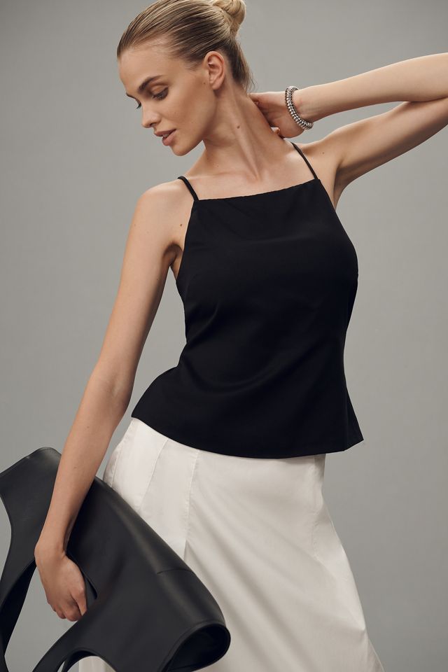 Sunday in Brooklyn Square-Neck Apron Tank | Anthropologie