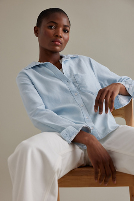 Cloth & Stone Split-Hem Buttondown Shirt | Anthropologie UK