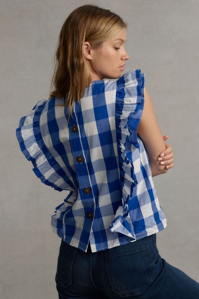 WHIT TWO Cascade Ruffled Blouse | Anthropologie UK