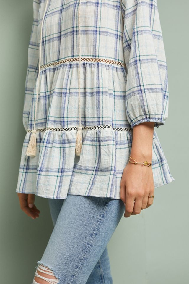 Tiered Plaid Tunic | Anthropologie