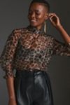 Daniel Rainn Sheer Blouse | Anthropologie