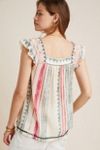 Agnes Embroidered Blouse | Anthropologie