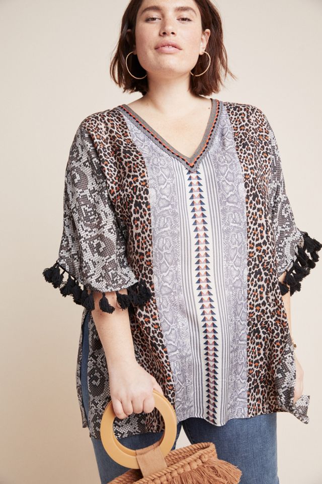 Luca Tasseled Tunic | Anthropologie