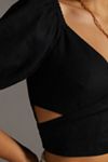 V-Neck Open-Back Crop Top | Anthropologie