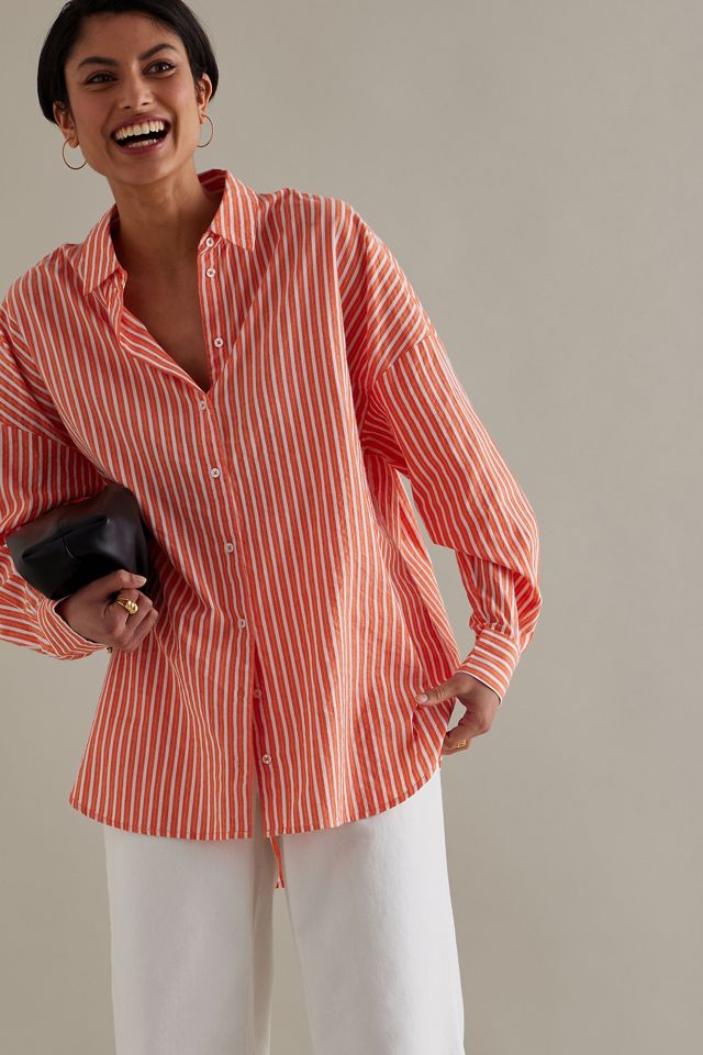 Selected Femme Sanni Striped Shirt | Anthropologie UK