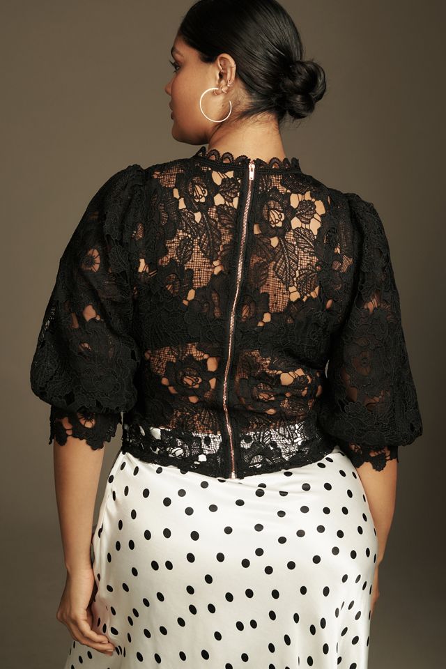 Sarah Hann Lace Blouse | Anthropologie