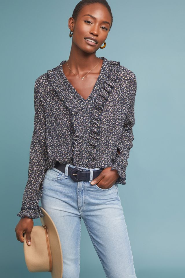 Ana Ruffled Blouse | Anthropologie