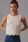 By Anthropologie Cutwork Shell Tank | Anthropologie