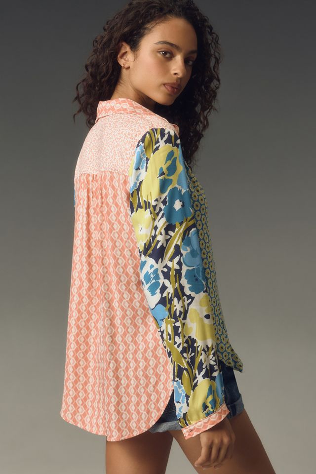 The Paz Buttondown Shirt by Maeve | Anthropologie
