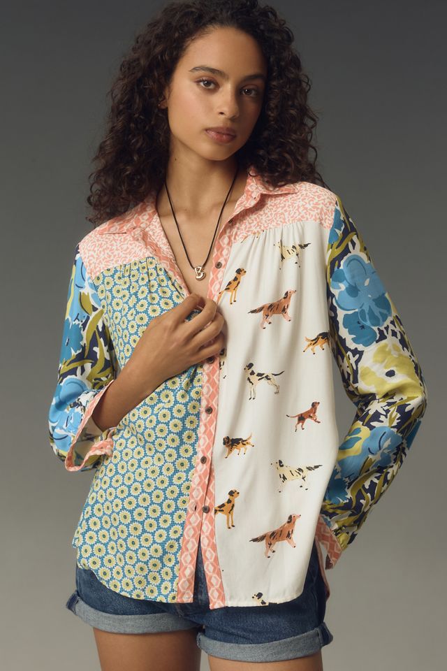 The Paz Buttondown Shirt by Maeve | Anthropologie