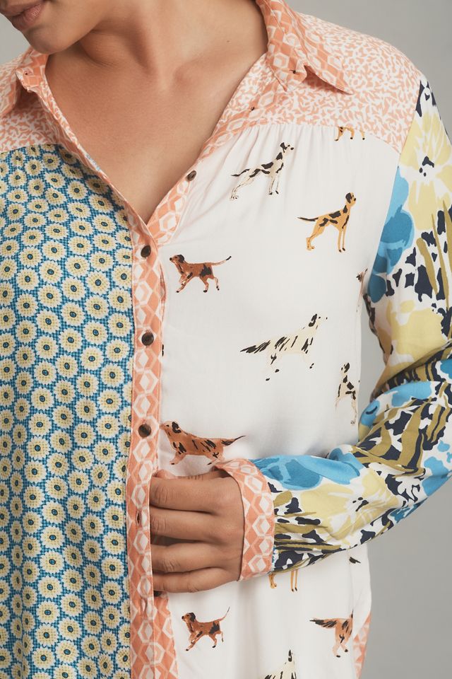 The Paz Buttondown Shirt by Maeve | Anthropologie