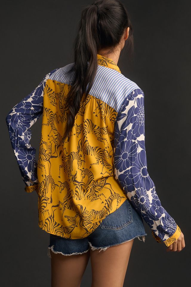 The Paz Buttondown Shirt by Maeve | Anthropologie