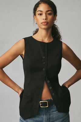 4th & Reckless Briella Button-Front Blouse | Anthropologie