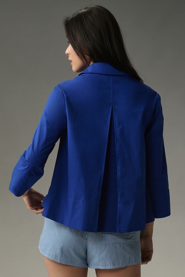 English Factory Collared A-Line Top | Anthropologie