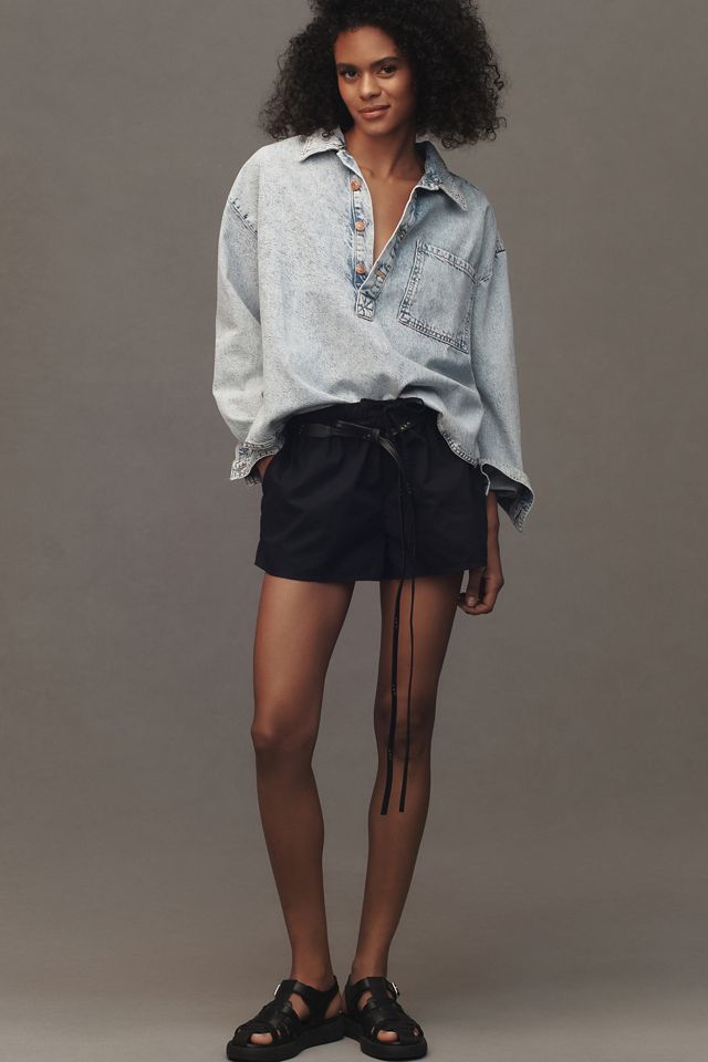 The Becca Regenerative Cotton Popover Shirt | Anthropologie UK